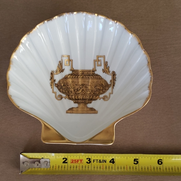 Limoges | Other | Vtg Limoges Porcelain Shell Dish Gold Trim | Poshmark